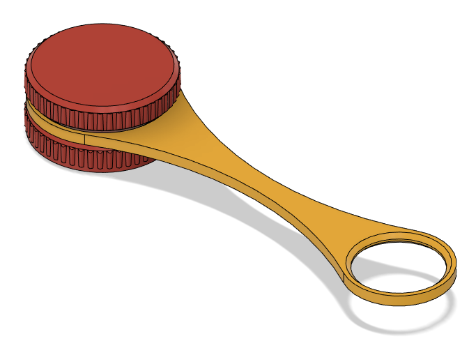 Parametric Nalgene Bottle Cap by GuardianGuy | Download free STL model ...
