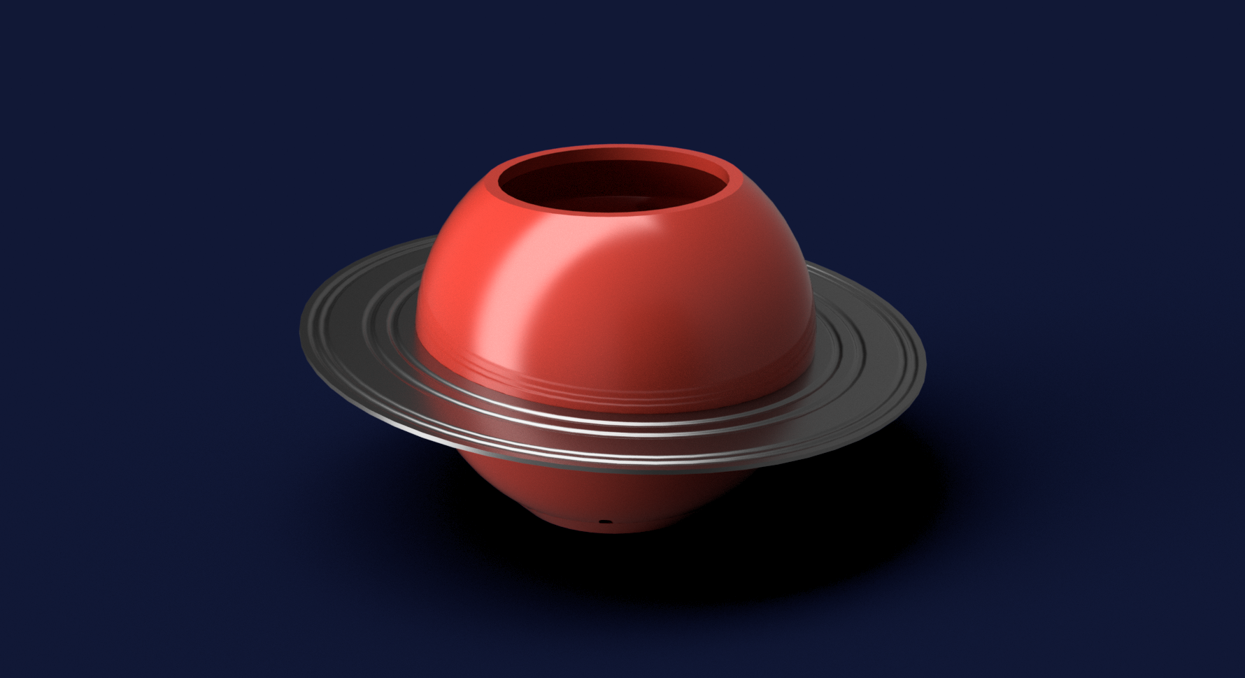 Planet flower pot by Amadeo | Download free STL model | Printables.com