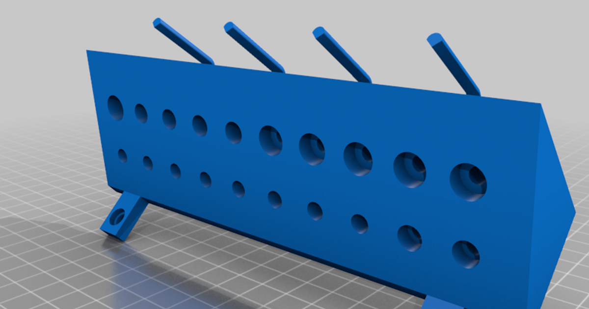 PYRO/SOLDER RACK FOR IKEA MICKE by Catlord | Download free STL model ...
