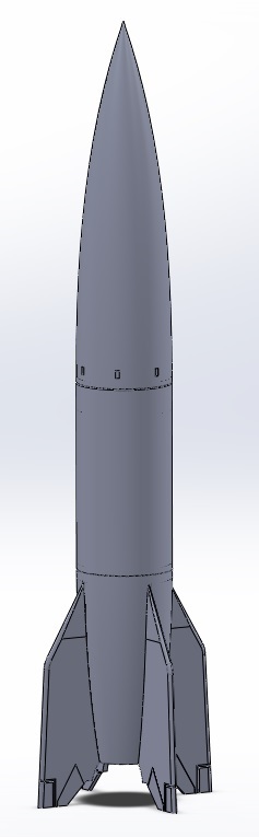 German WWII V2 Rocket by Makers Workshop | Download free STL model ...