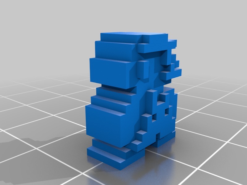 Super Mario Bros. 8 Bit "3D-Tiles" by d4Rk | Download free STL model ...