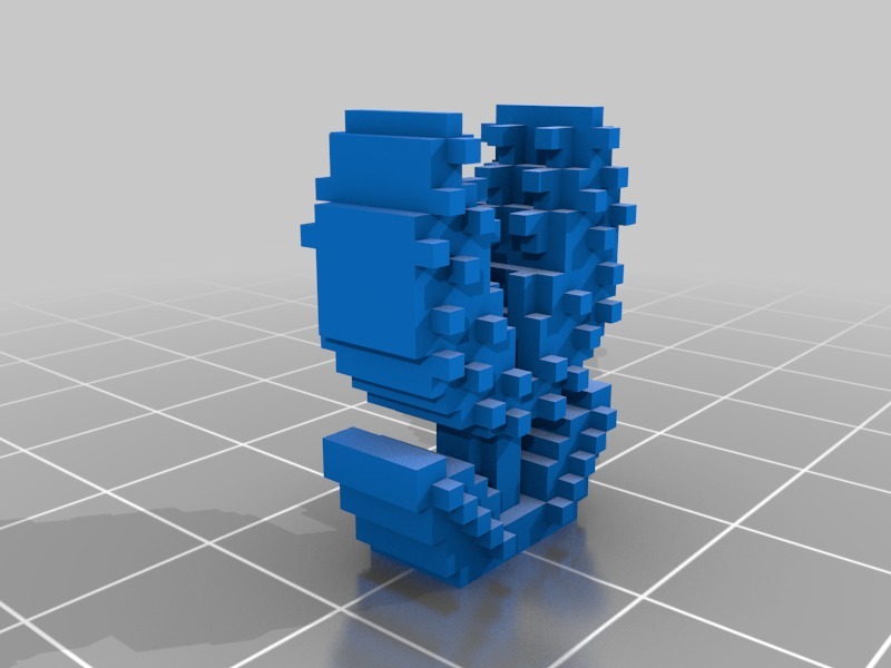 Super Mario Bros. 8 Bit "3D-Tiles" by d4Rk | Download free STL model ...