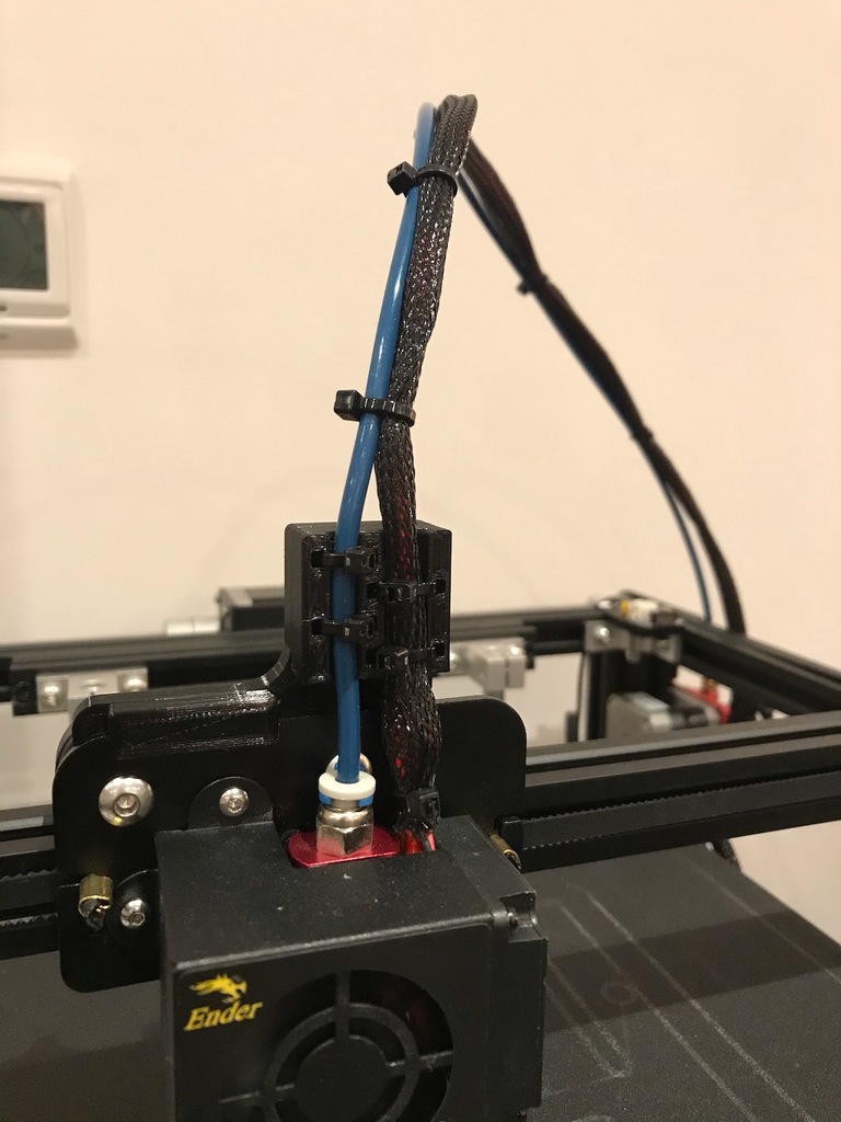 Ender 5 Print Head Cable Strain Relief Support by Josh Kennedy ...