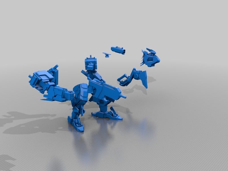 Wanzer "Front Mission" Robot by Jace1969 | Download free STL model ...