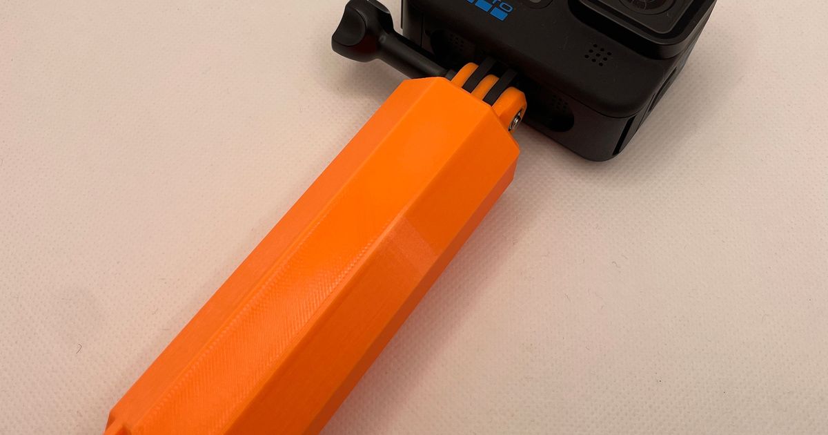 GoPro floating handle by Andre | Download free STL model | Printables.com