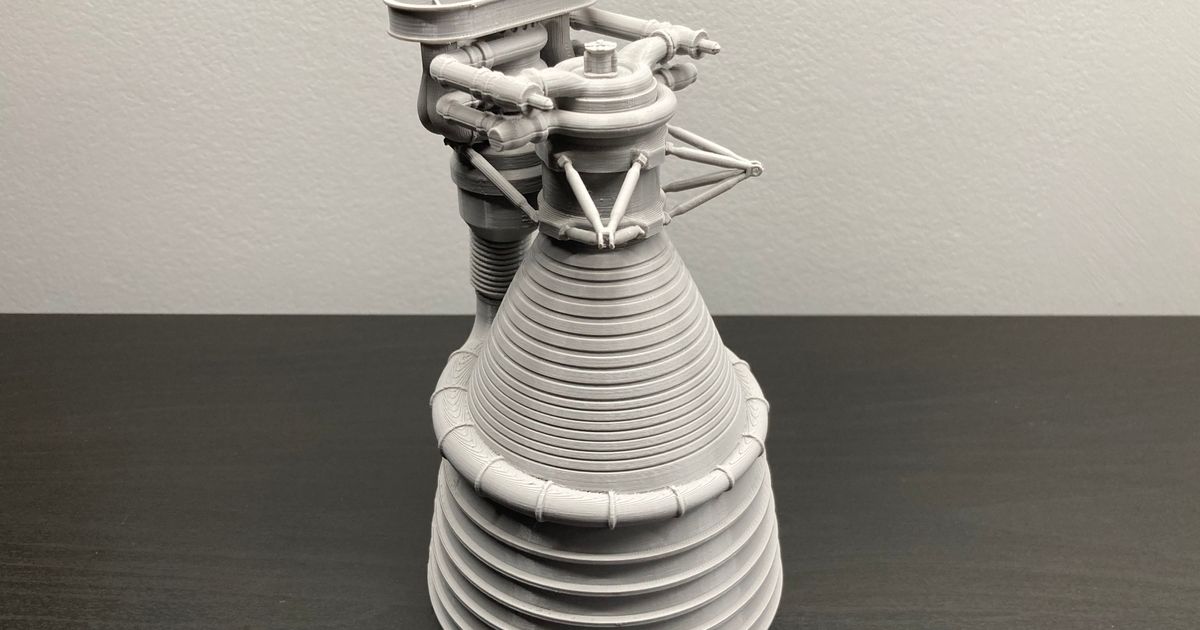 F-1 Engine by In3DSpace | Download free STL model | Printables.com