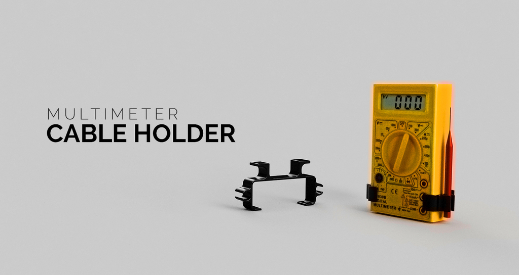 Multimeter Cable and Probe Holder by PRINTSY | Download free STL model ...