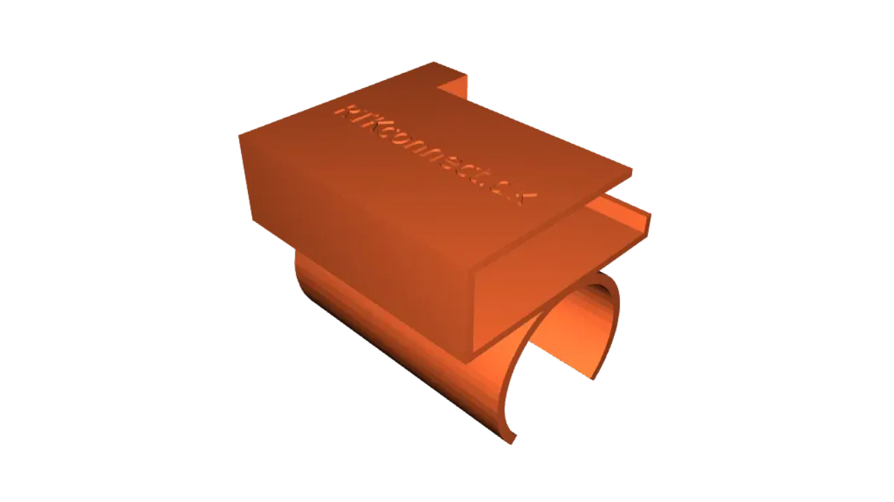 Emlid Reach M2 pole mount by Ankrila | Download free STL model ...