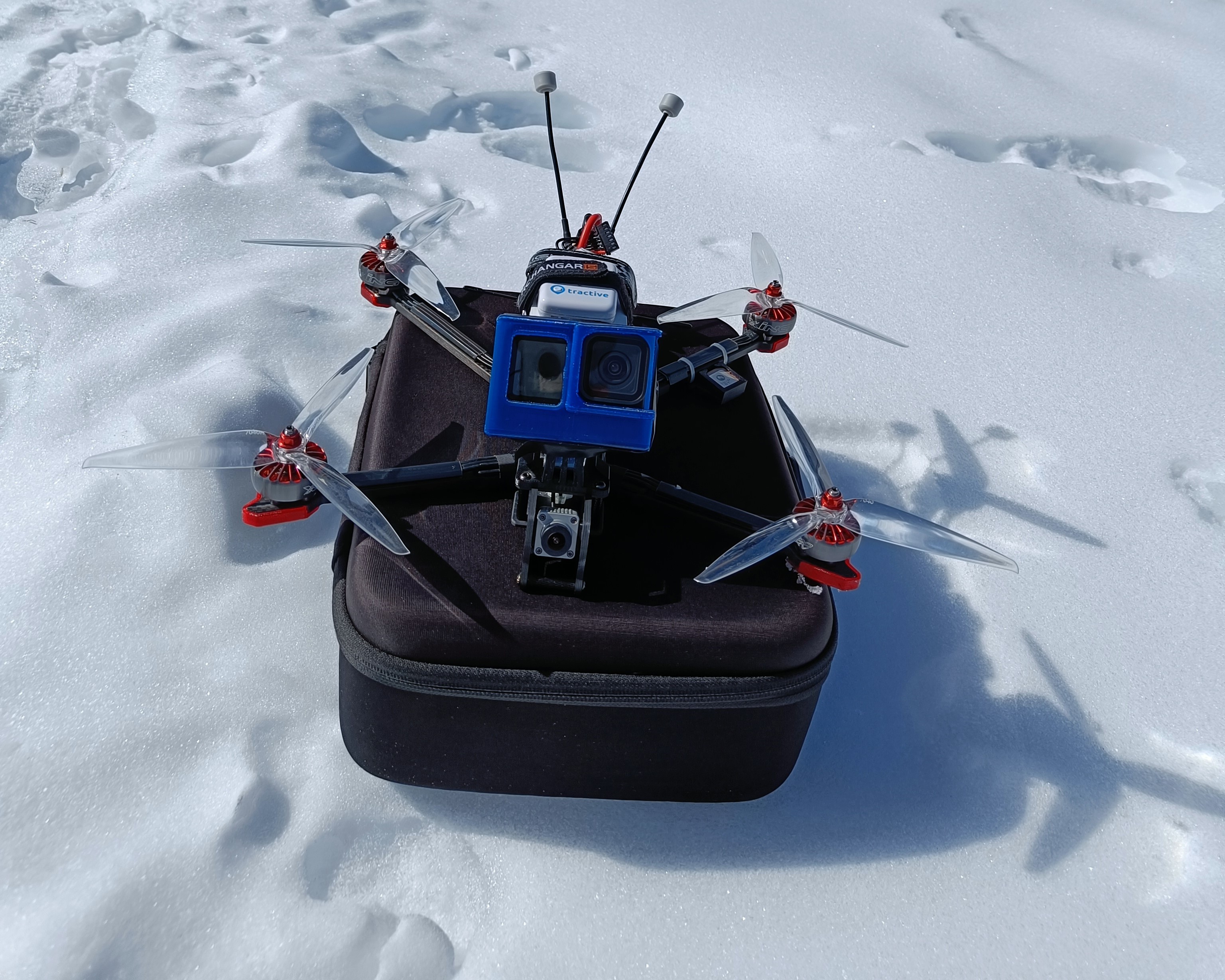 GoPro9 TPU Mount for FPV Drones by FPVLeo | Download free STL model ...