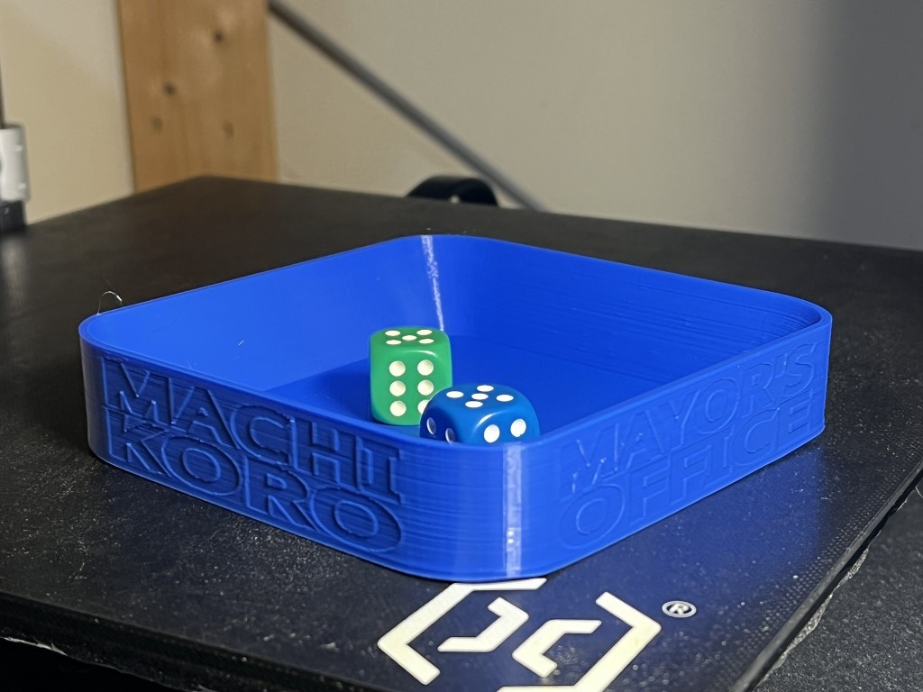 Dice Tray for Machi Koro by DuncanMac | Download free STL model ...
