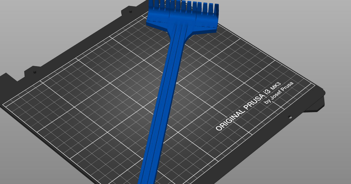 The Rake- An Extra Large Back Scratcher by Jpell01 | Download free STL ...