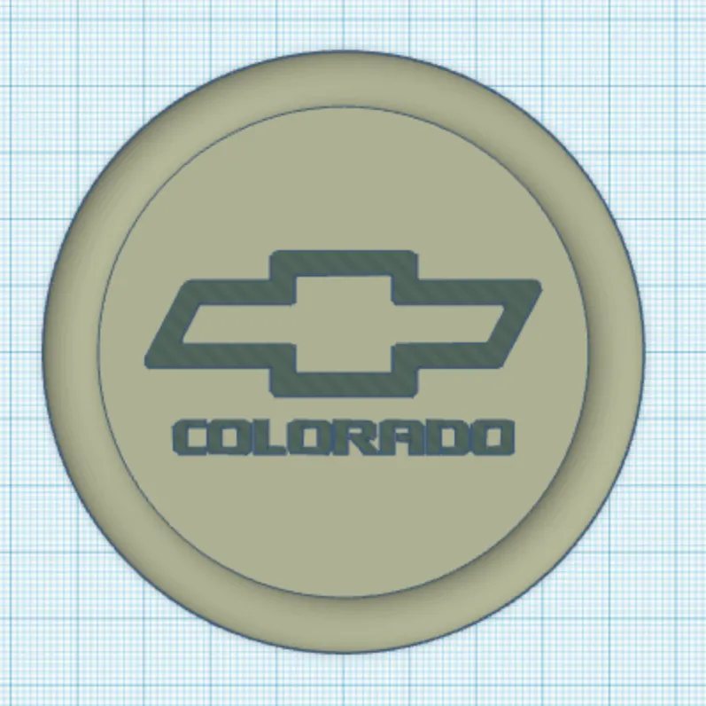 90mm Chevy Colorado Coaster by mtyo | Download free STL model ...