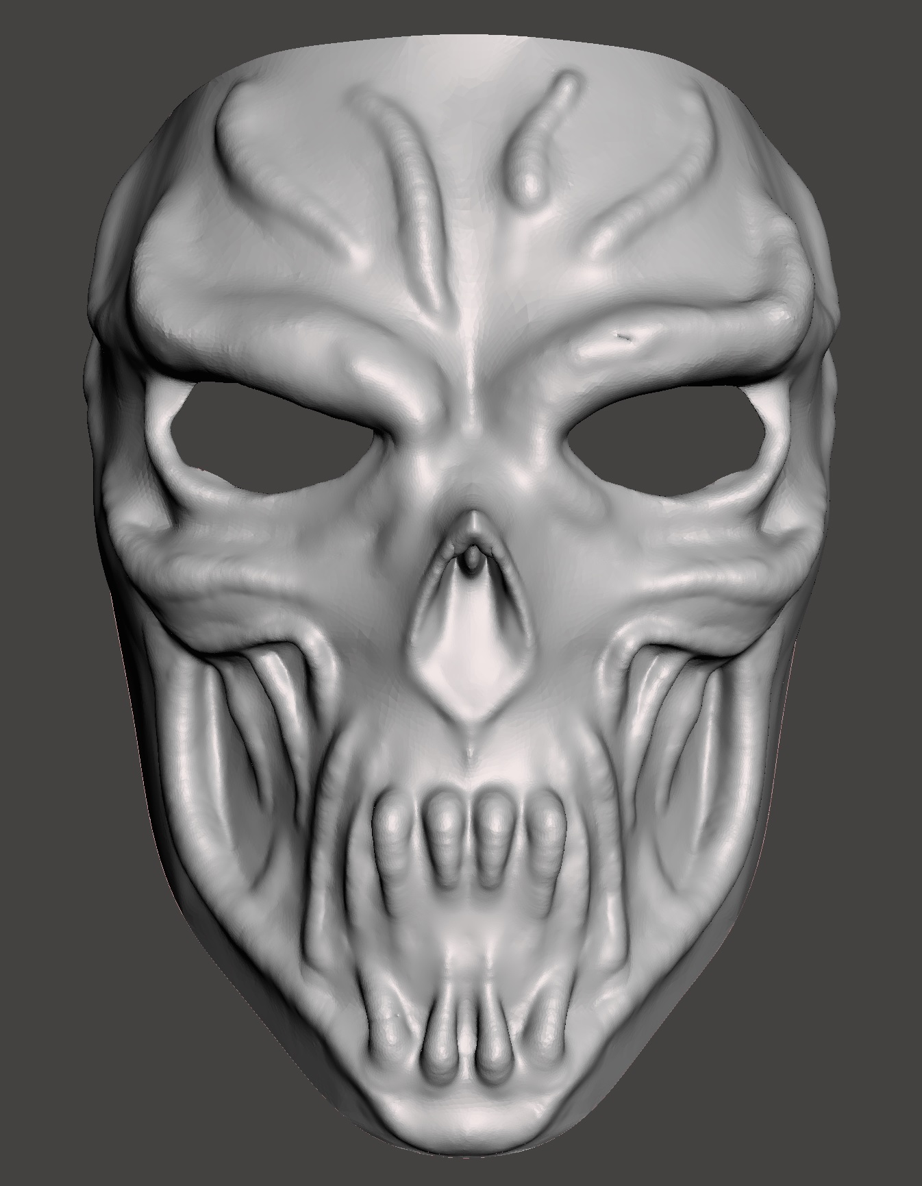 Demon Mask Concept Mk1 by Jace1969 | Download free STL model ...