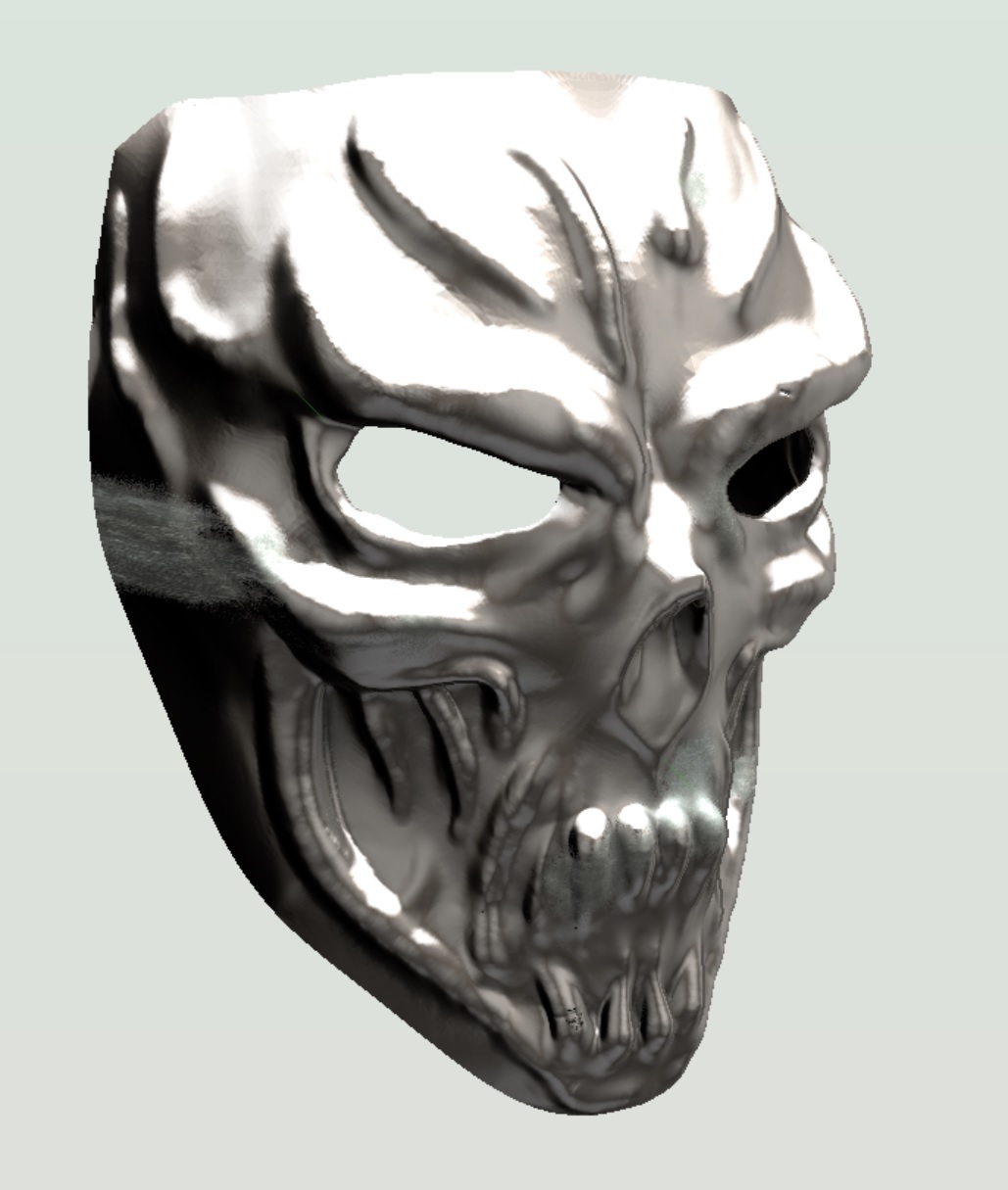 Demon Mask Concept Mk1 by Jace1969 | Download free STL model ...