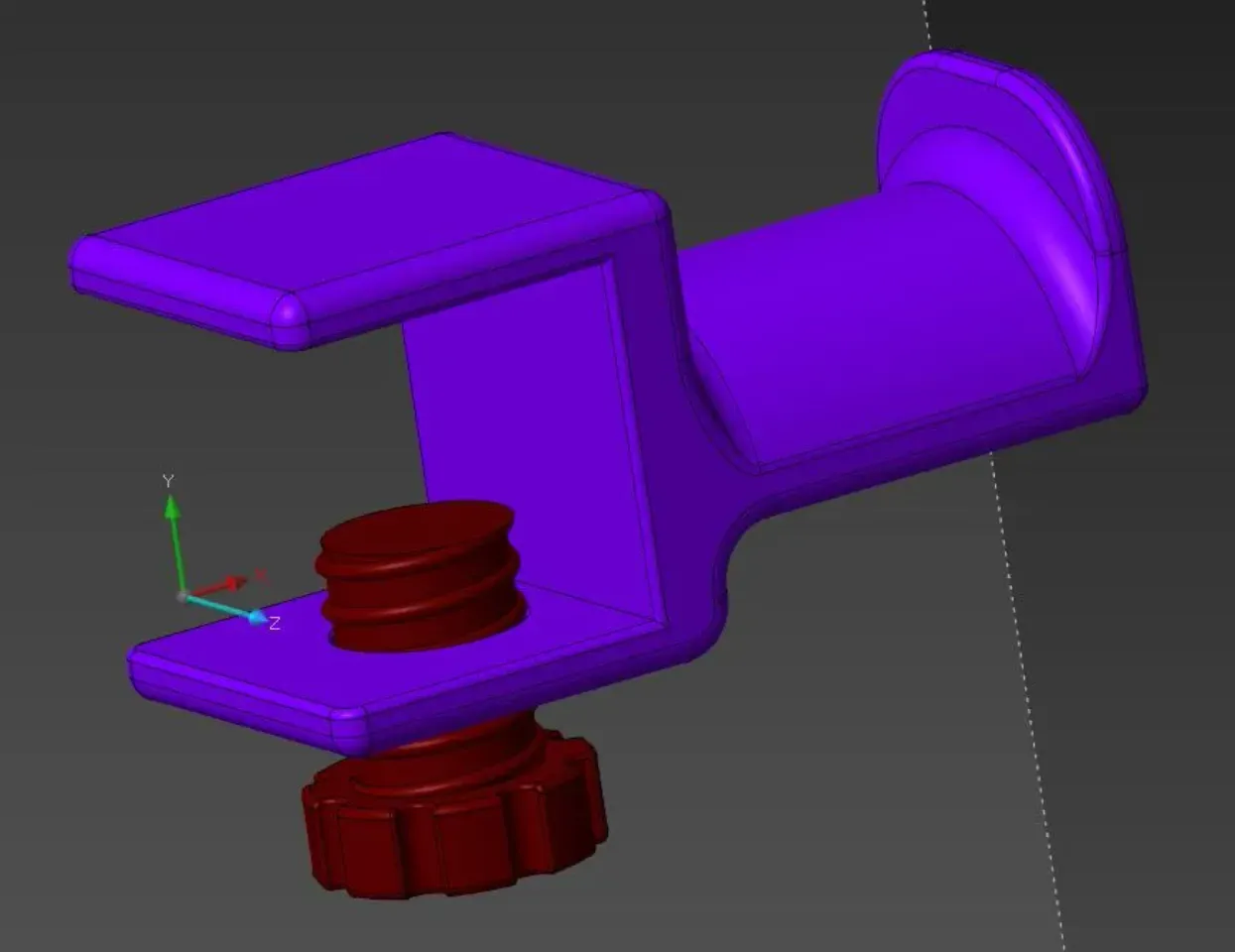 Headset Table Holder by Alexander Kromm | Download free STL model ...