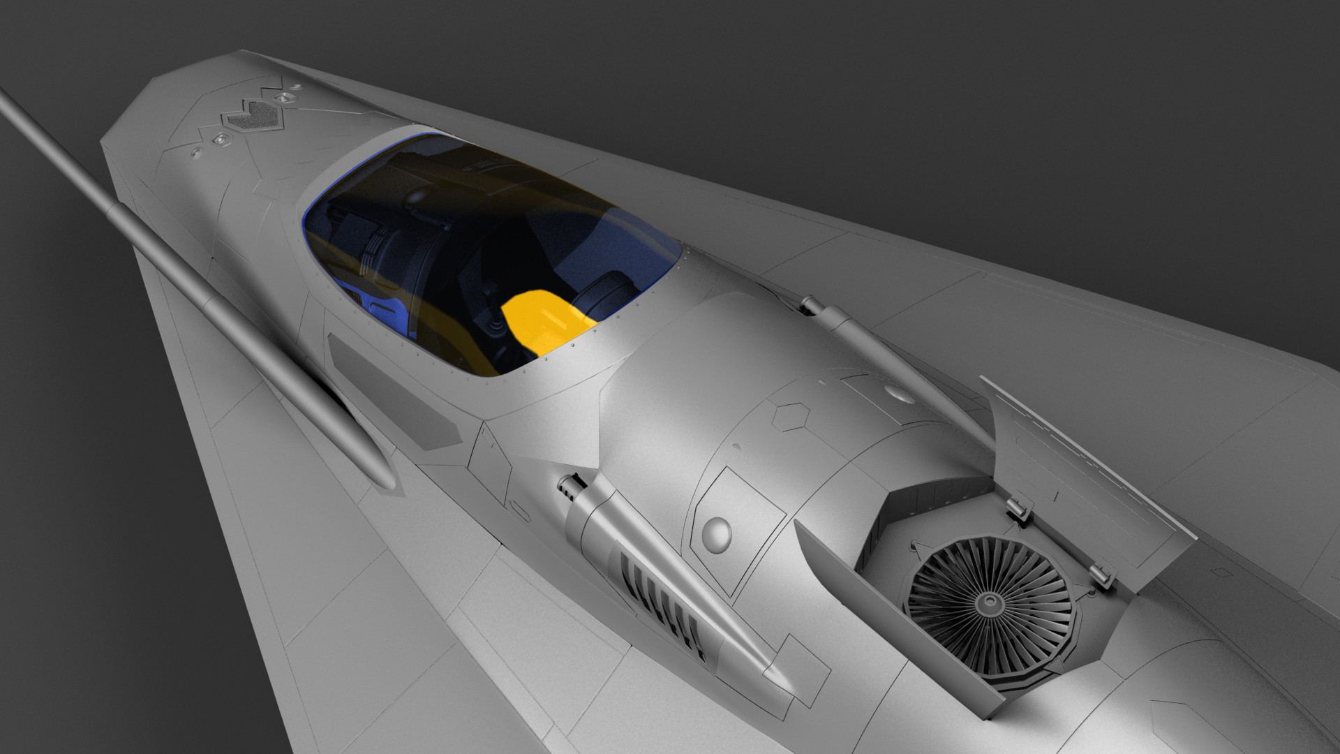 FA-37 Talon Stealth Fighter Jet por Jace1969 | Descargar modelo STL ...