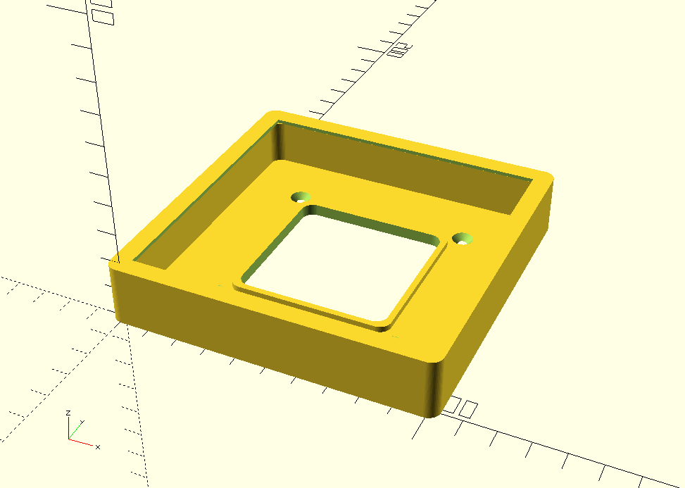 Rámeček na obrázky (Picture frame) - OpenSCAD parametrizable by DaTTcz ...