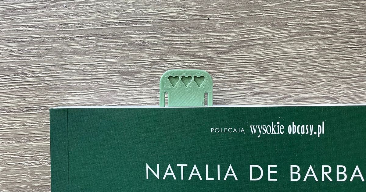 Simple Bookmark Pagemark by ImmBoo | Download free STL model ...