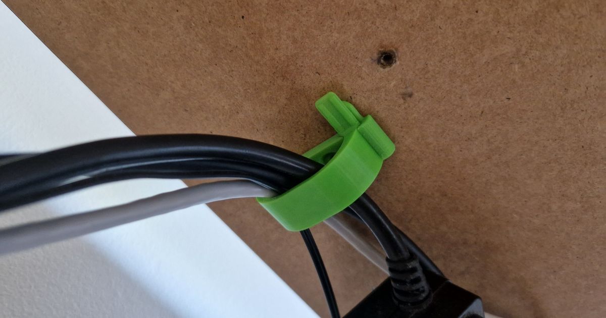 Locking cable mounts by MTZD | Download free STL model | Printables.com