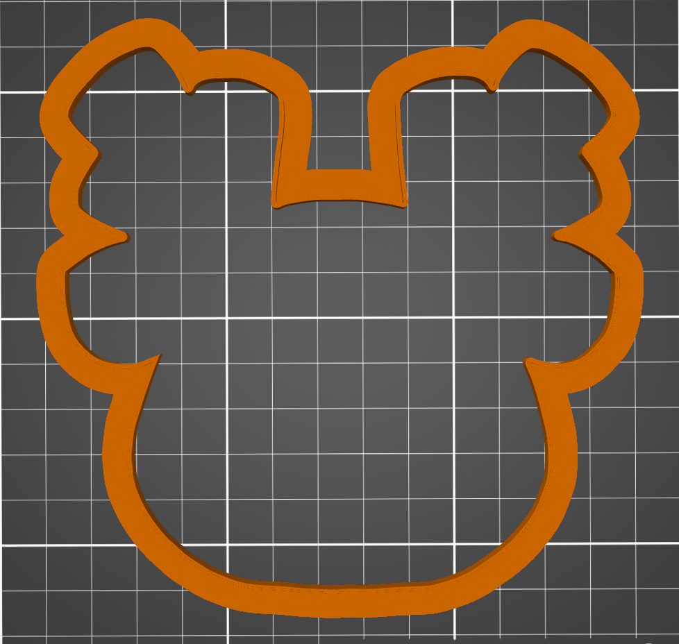Reindeer Cookie Cutter by William McCann | Download free STL model ...