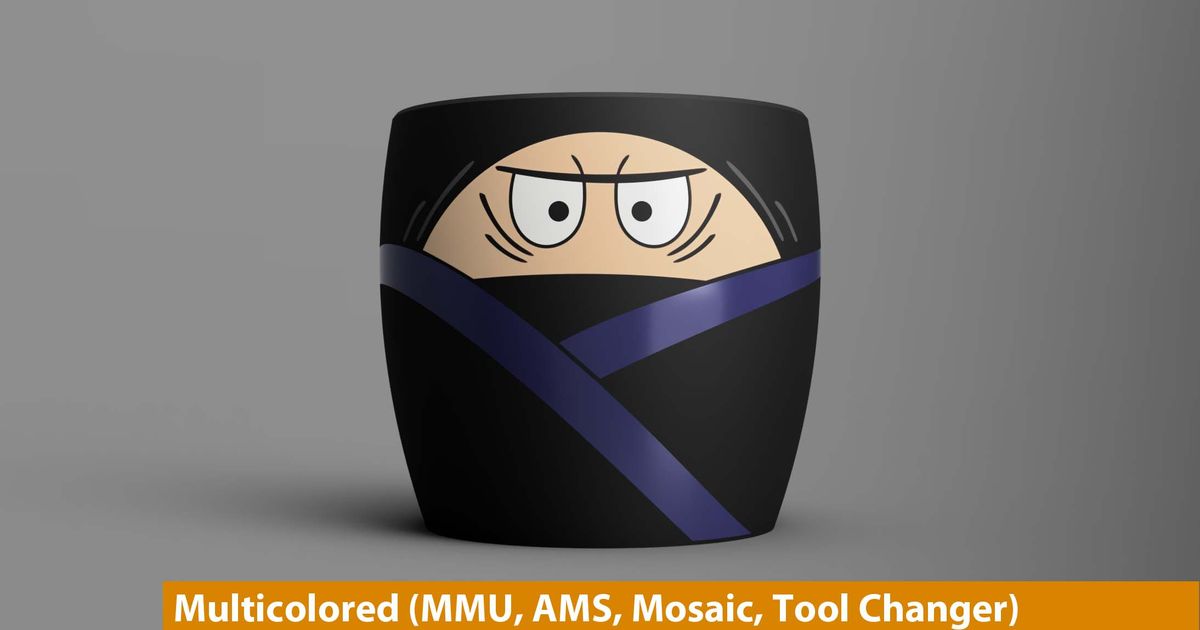 Ninja Pot 01(Easy) by Wilko | Download free STL model | Printables.com