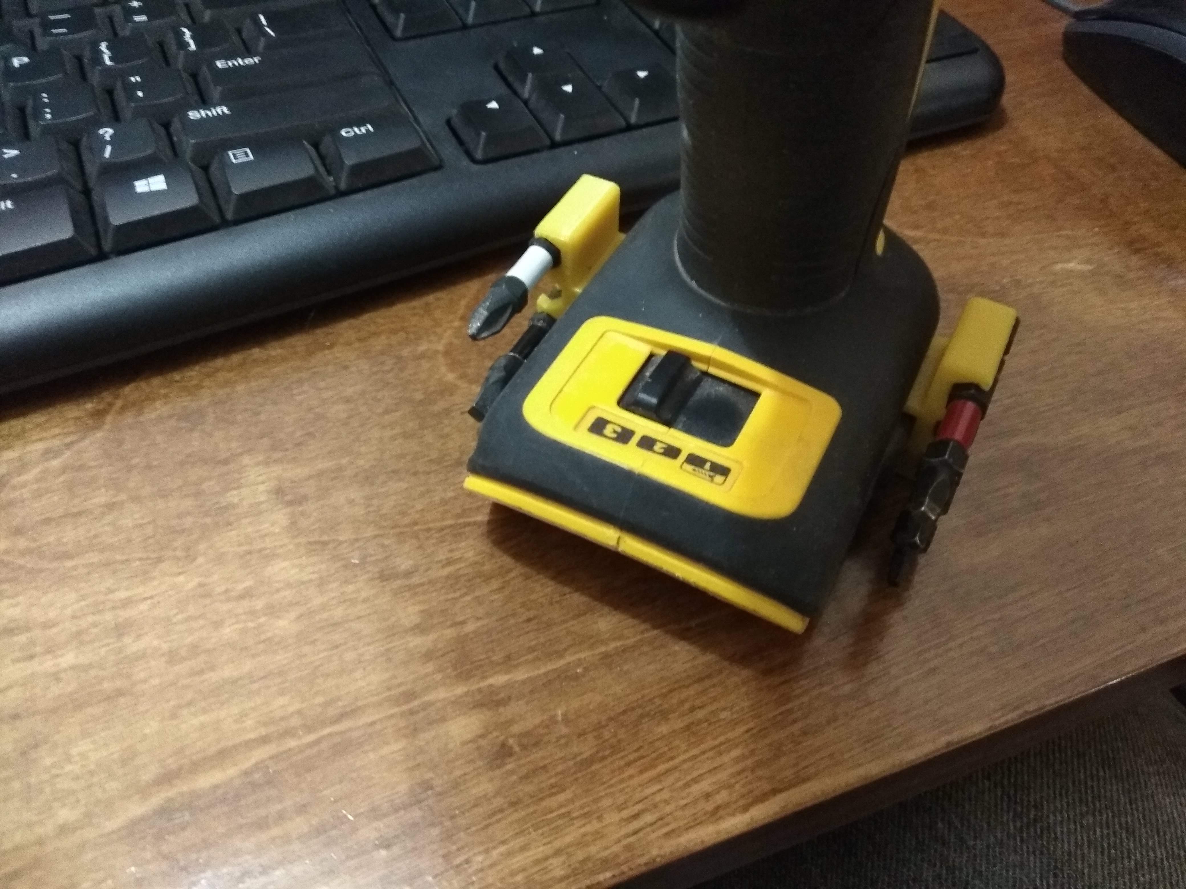 Tri-bit holder for DeWalt drill & impaact driver by Andrew Rousseau ...