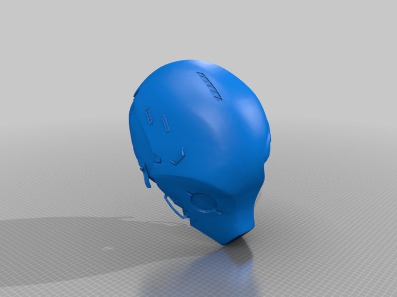 Red Hood Helmet Concept Mk2 by Jace1969 | Download free STL model ...