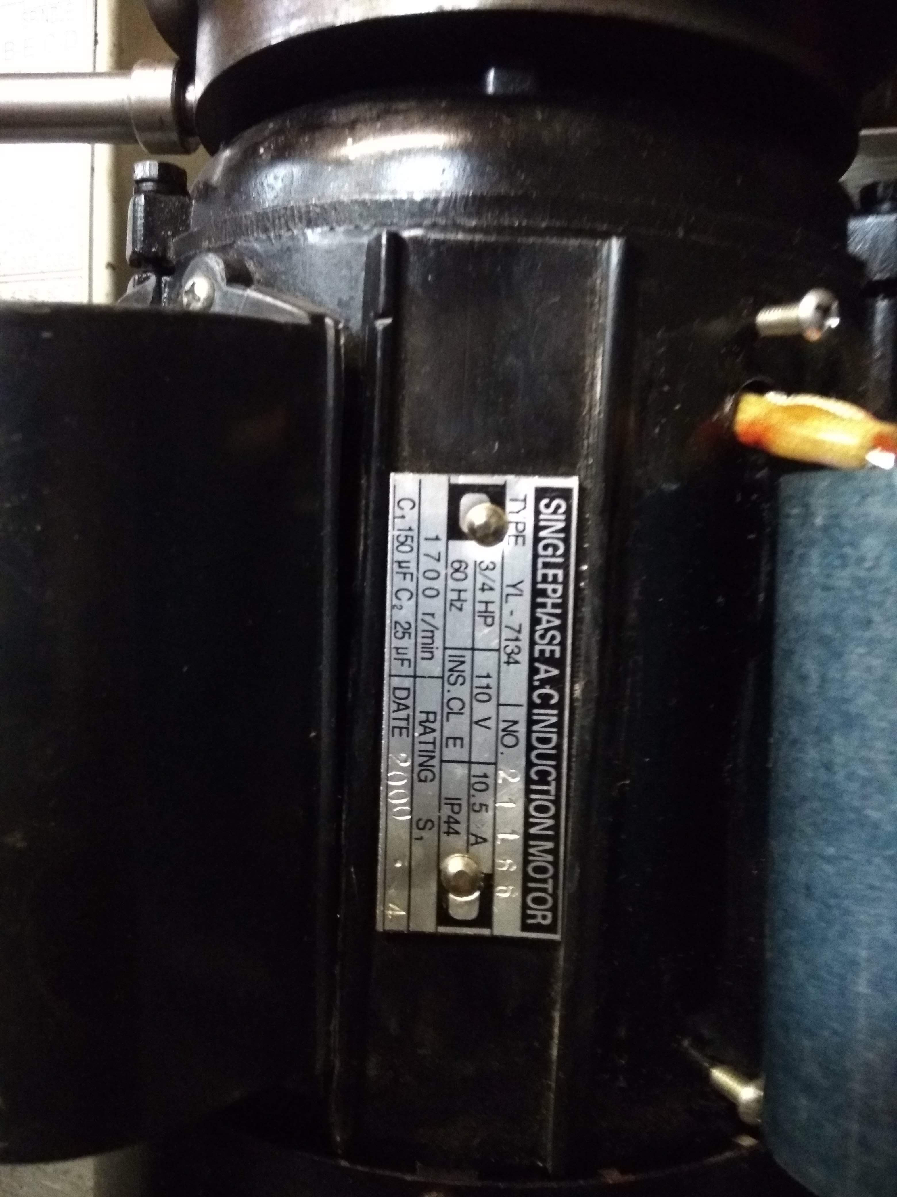 Motor run cap cover (YL-7134 motors on Craftex B2229 mill/lathe) by ...