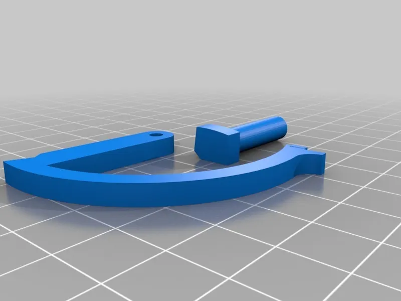 hinge for r2d2 dome cut for smaller printers by CodePanda | Download ...