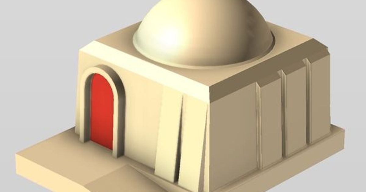 Small Tatooine House Star Wars Galaxies by Daventry3DPrinting ...