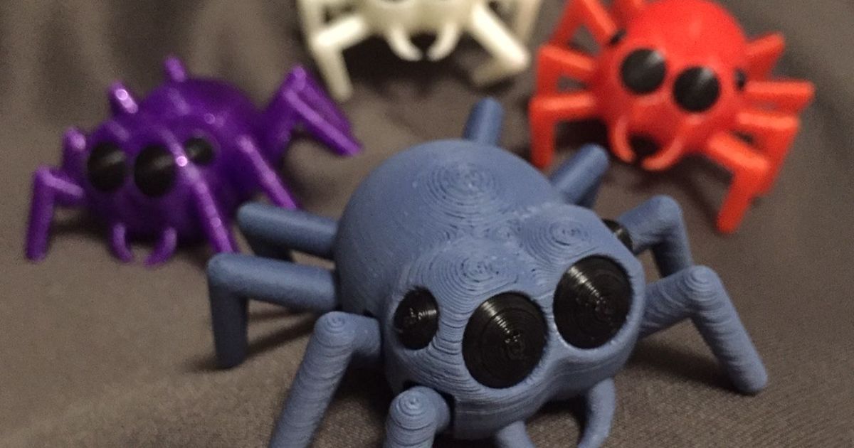 Gizo the Spider (Original) by MerganMcFergan | Download free STL model ...