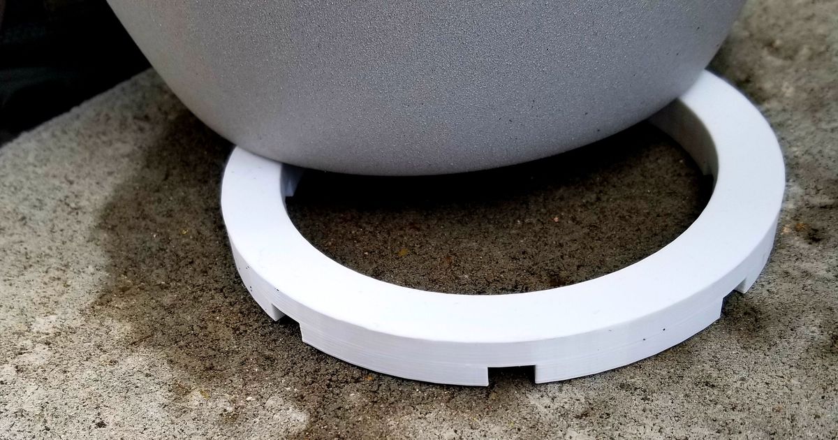 Flower Pot Riser by RD Kidd | Download free STL model | Printables.com