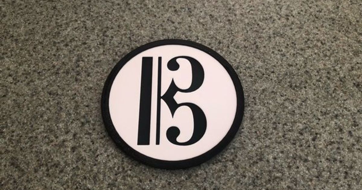 Alto Clef Coaster by dfn5 | Download free STL model | Printables.com