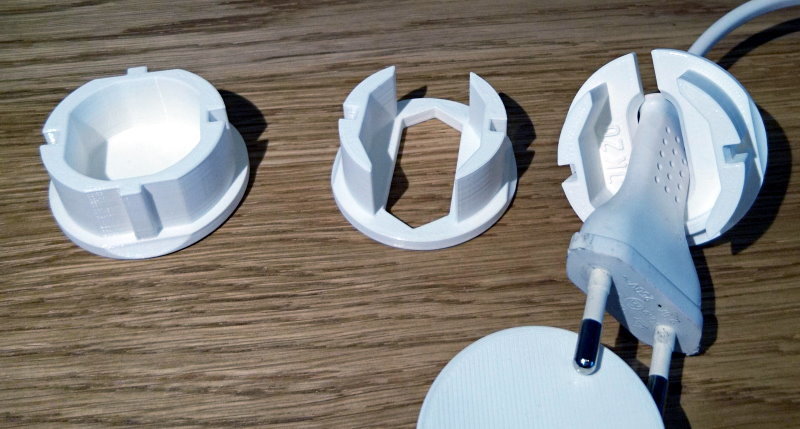Dust Cover for "Schuko" Power Outlet by Andun_HH | Download free STL ...