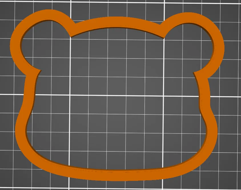 Bear Cookie Cutter by William McCann | Download free STL model ...