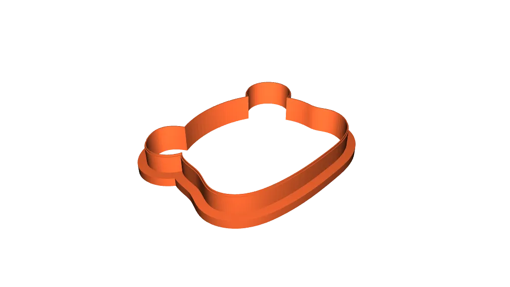 Bear Cookie Cutter by William McCann | Download free STL model ...