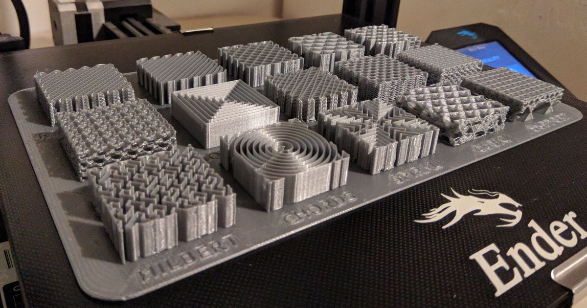 Infill samples by Swichtden | Download free STL model | Printables.com