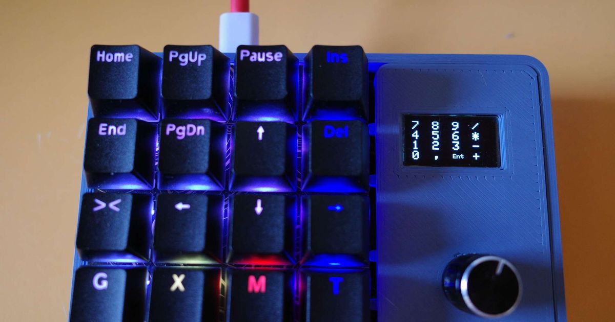 Keybow2040 MacroPad with display and encoder by ManelTo | Download free ...