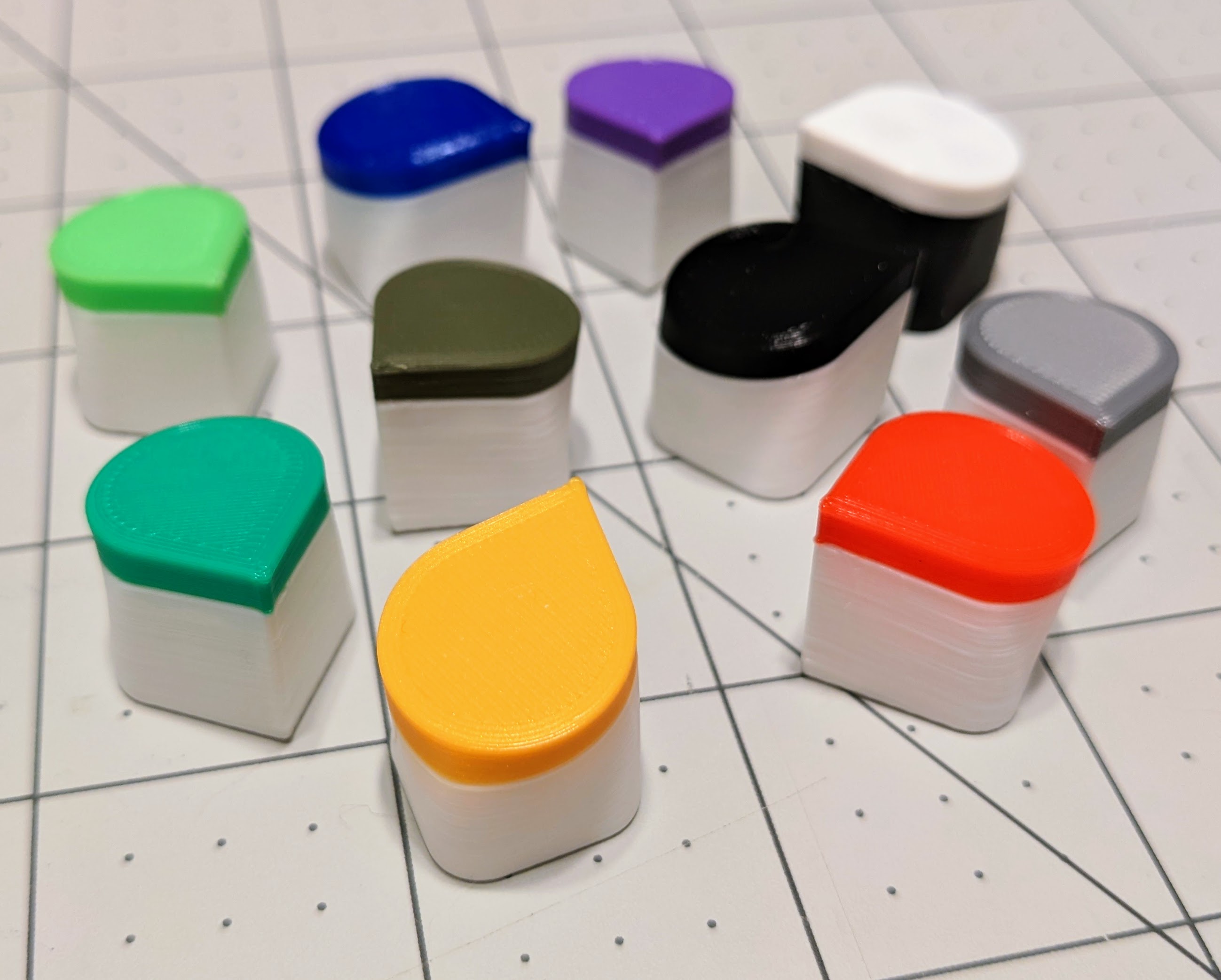 Universal Game Pieces - Blank and Numbered set by monev44 | Download ...