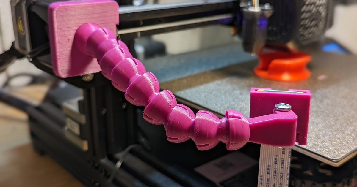 Flexible Pi Camera mount for Ender 3 v2 with CR-touch by Anders ...