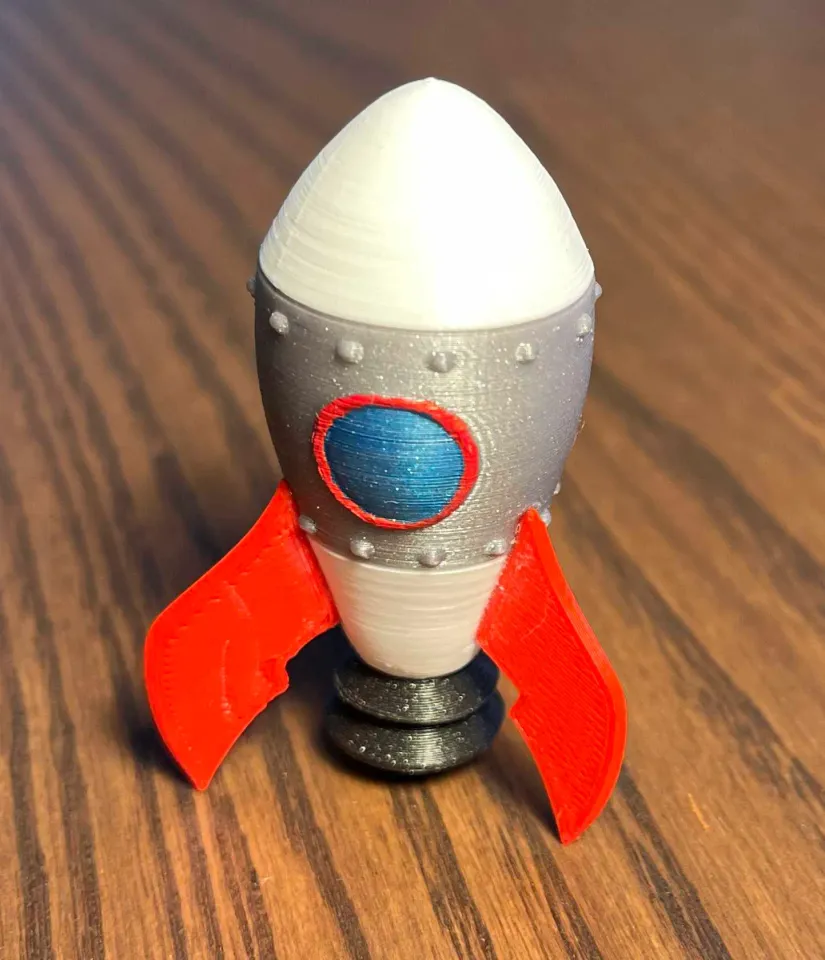 Space rocket by romcoromcoromco | Download free STL model | Printables.com