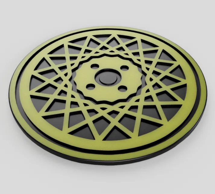 Wheel coaster by mcko | Download free STL model | Printables.com