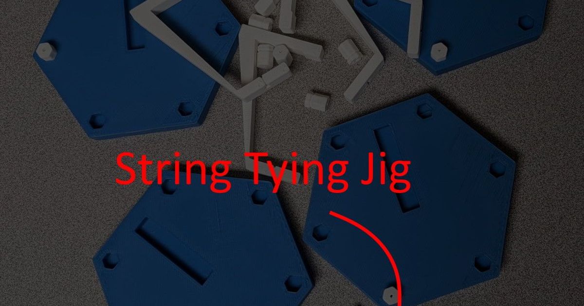 Tension Table String Tying Jig by Audi | Download free STL model ...