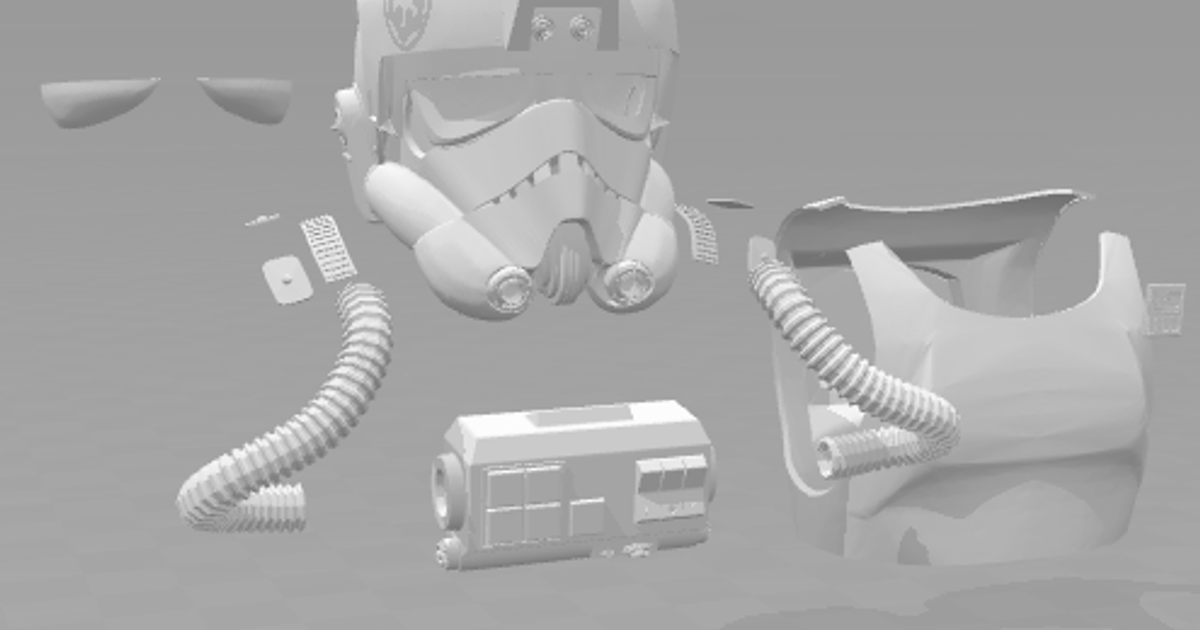 Tie Pilot Armour / Chest Box by Jace1969 | Download free STL model ...