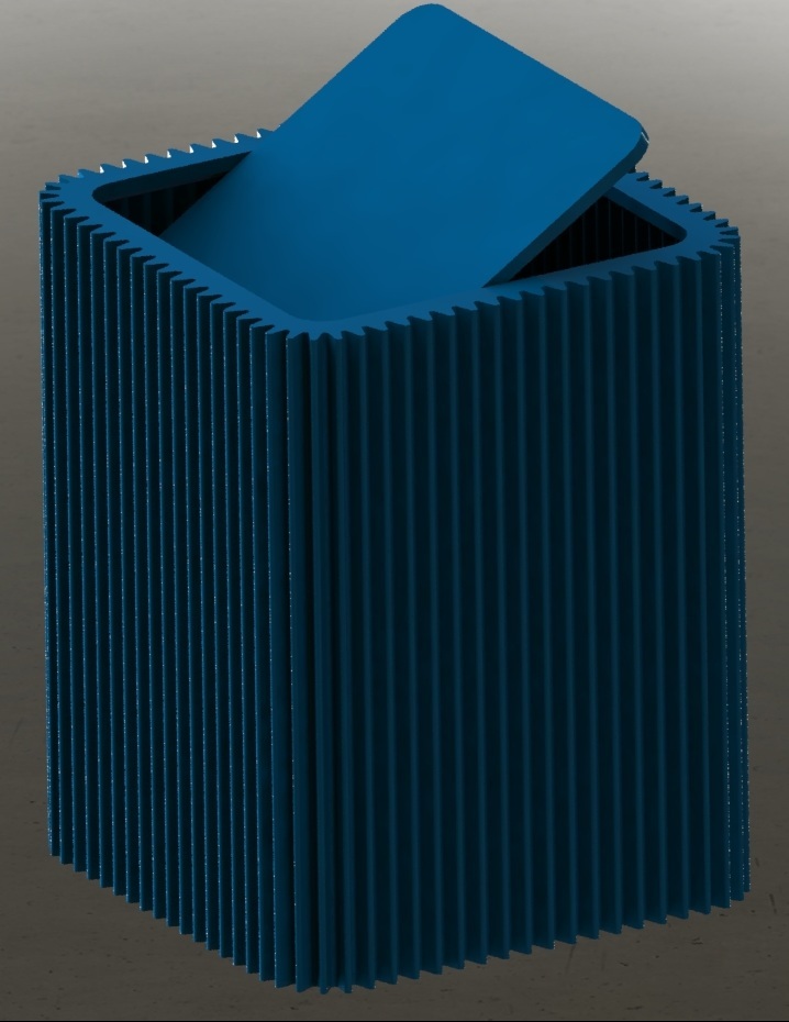 WAVY SURFACE TRASH CAN / CONTAINER - LSD COOKIE by The Sloppy ...