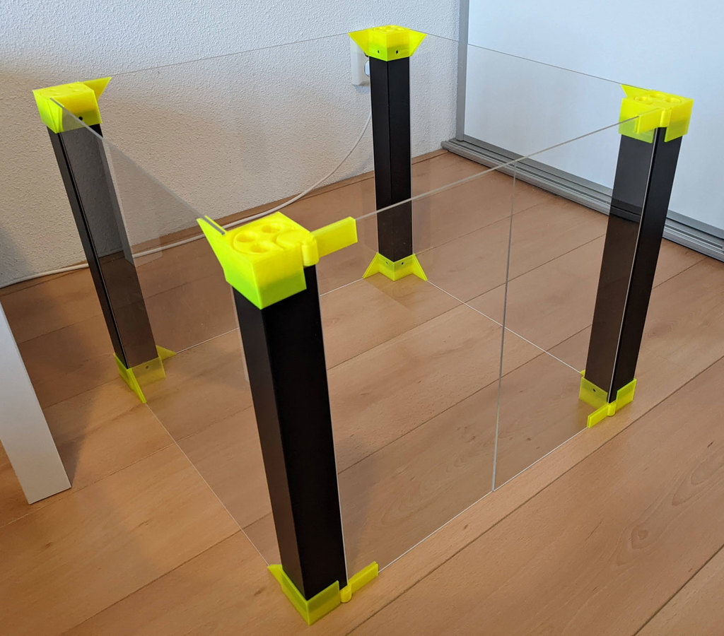 IKEA LACK enclosure post adjustable and more solid by guidosenff ...