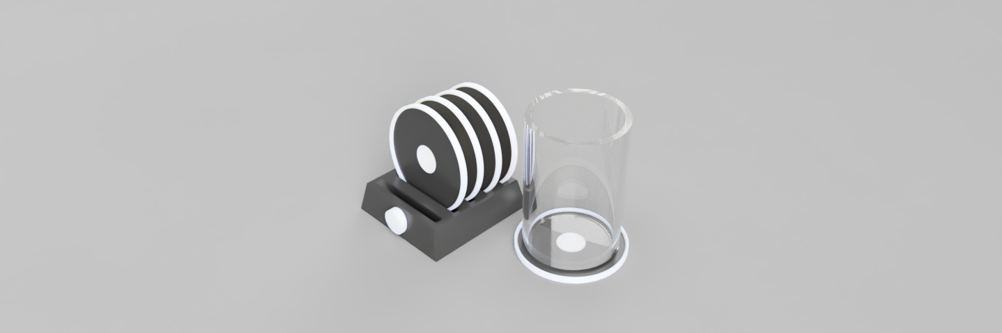2color coaster with stand by Ondřej Strmeň | Download free STL model ...