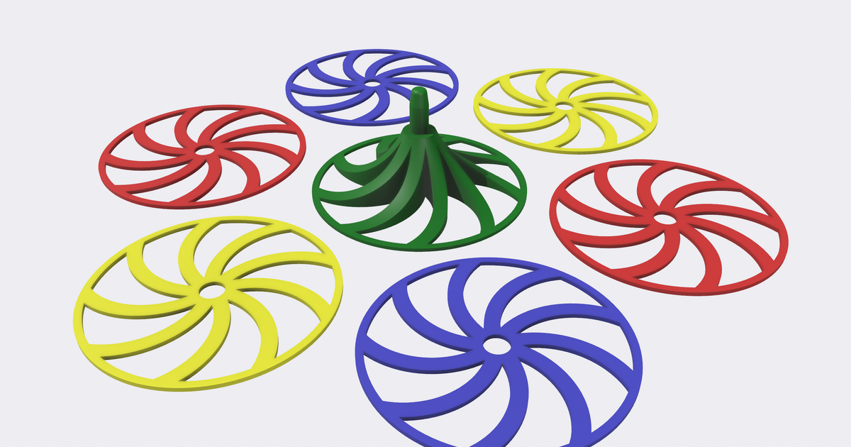 Coasters with holder by TN 3D-Objekte | Download free STL model ...