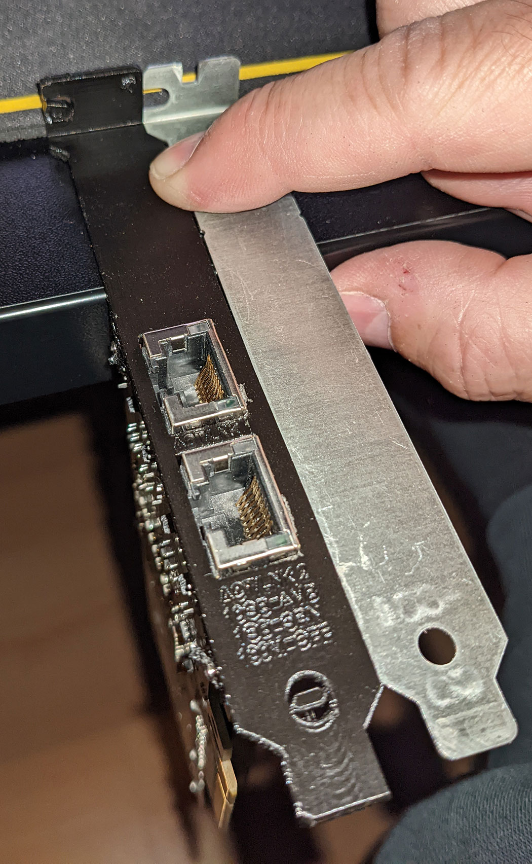 Tall backplate HPE Ethernet 10Gb 2-port 561T Adapter by guidosenff ...