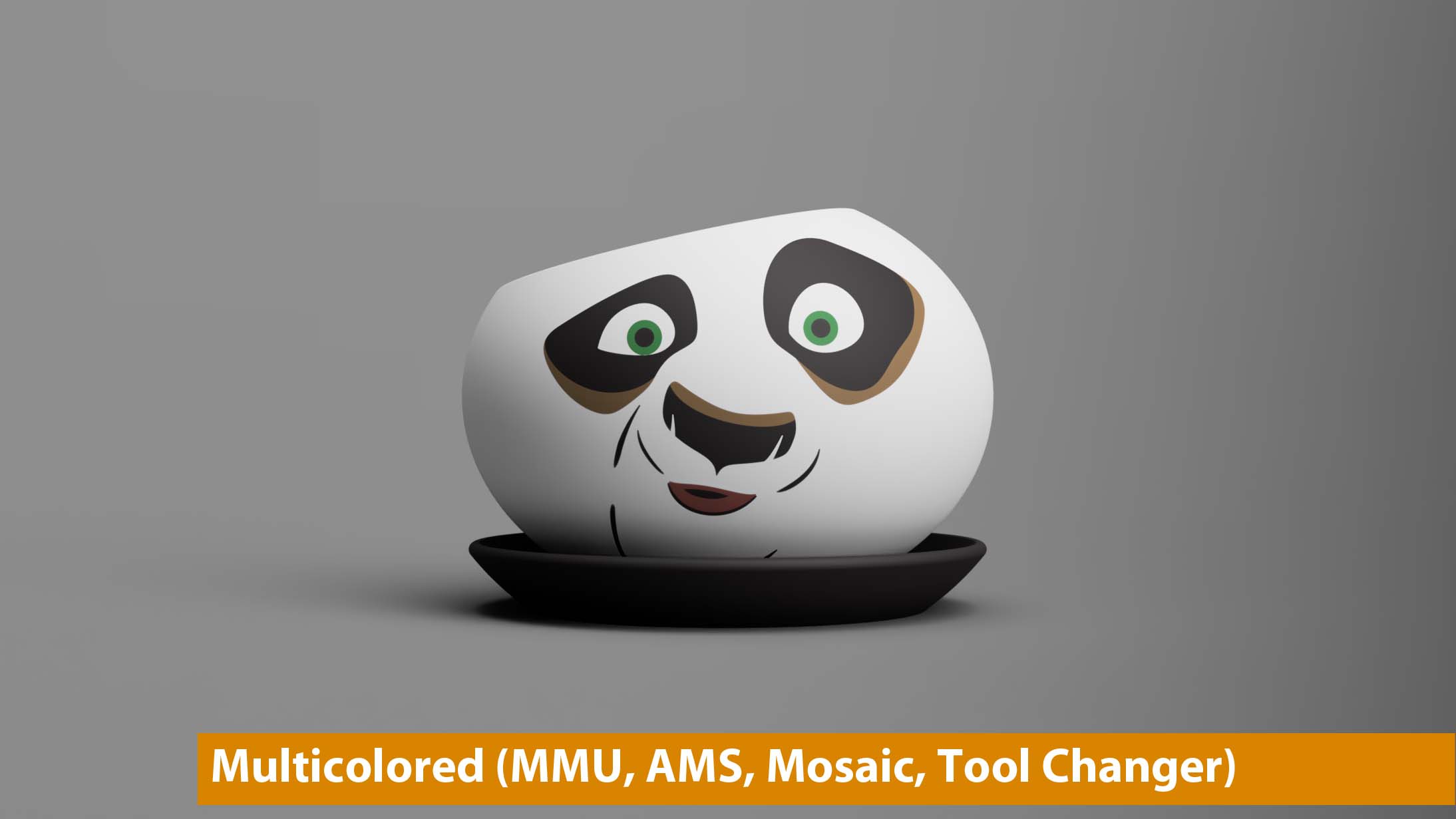 Kung Fu Panda Planter 02 by Wilko | Download free STL model ...